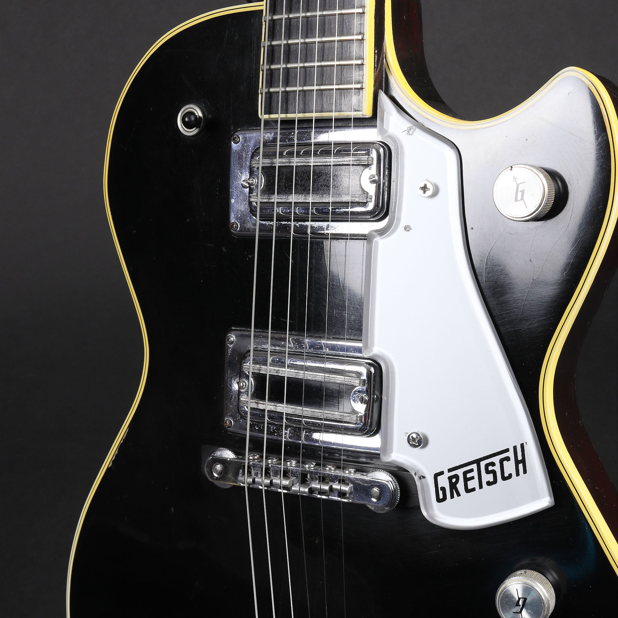 1976 Gretsch 7610 Roc Jet Mercedes Black w/OHSC – Mak's Guitars