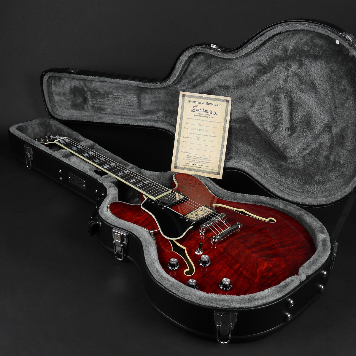 Eastman T486L Left-handed Thinline - Classic #1010 – Mak's Guitars