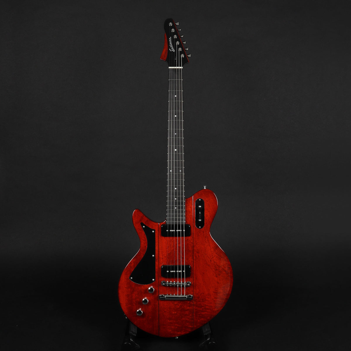 Eastman Left-Handed Juliet P-90 - Vintage Red #0222 – Mak's Guitars