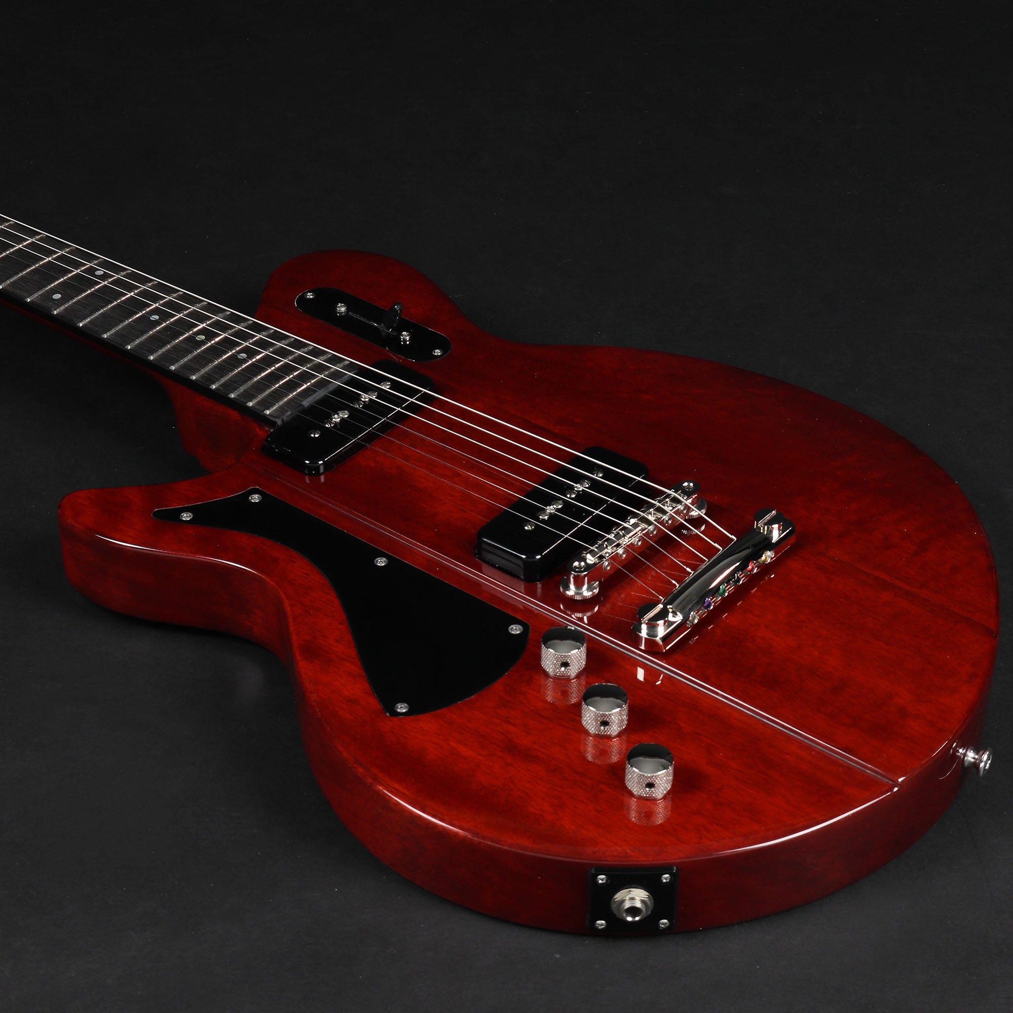 Eastman Left-Handed Juliet P-90 - Vintage Red #0222 – Mak's Guitars