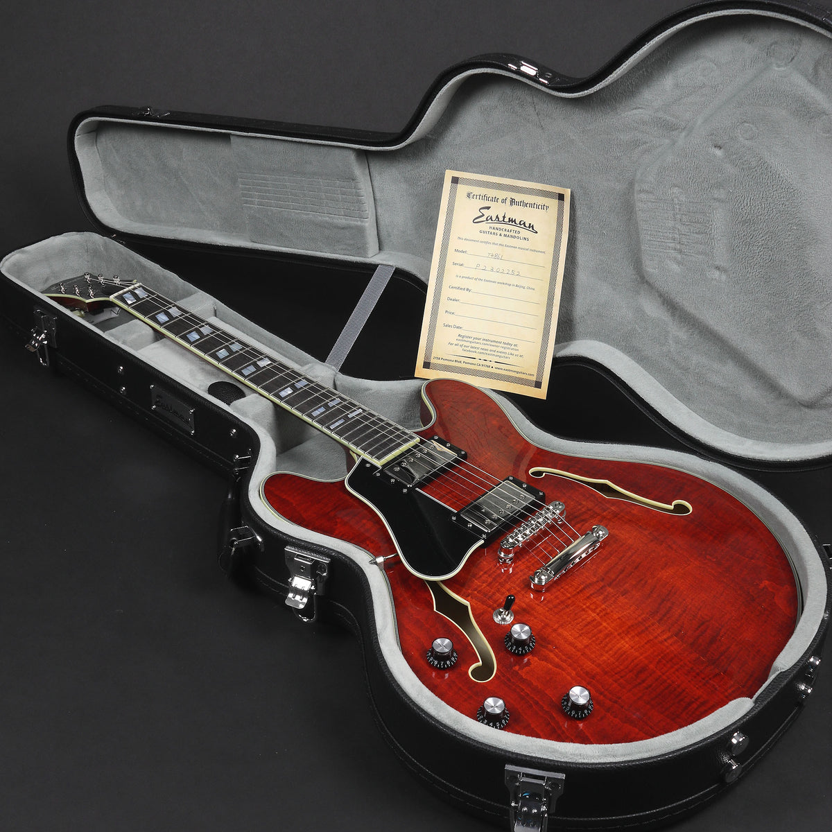 Eastman T486L Left-handed Thinline - Classic #2252 – Mak's Guitars