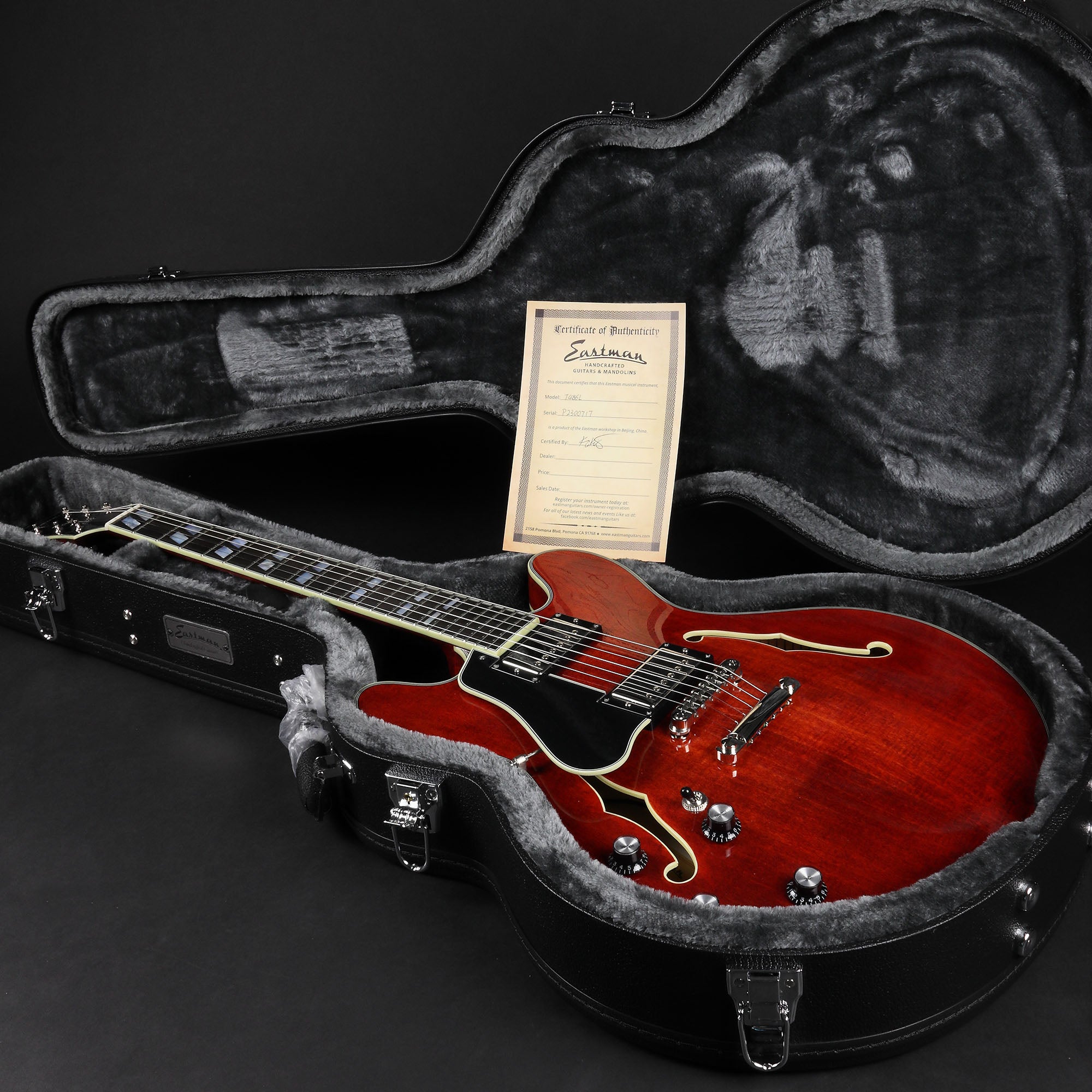 Eastman T486L Left-handed Thinline - Classic #0717 – Mak's Guitars