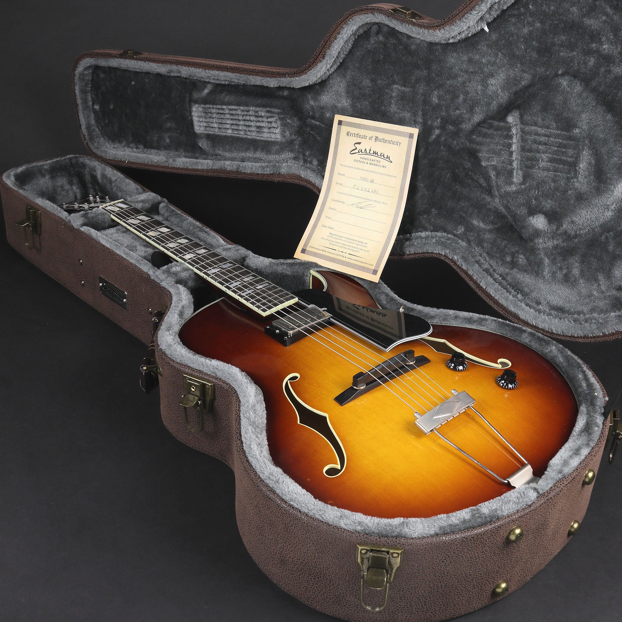 Eastman T49/v-GB Antique Varnish - Goldburst #2486 – Mak's Guitars