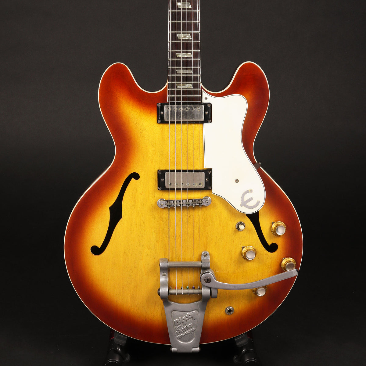 1964 Epiphone Riviera E360TD w/Bigsby B7 (Refinished) – Mak's Guitars