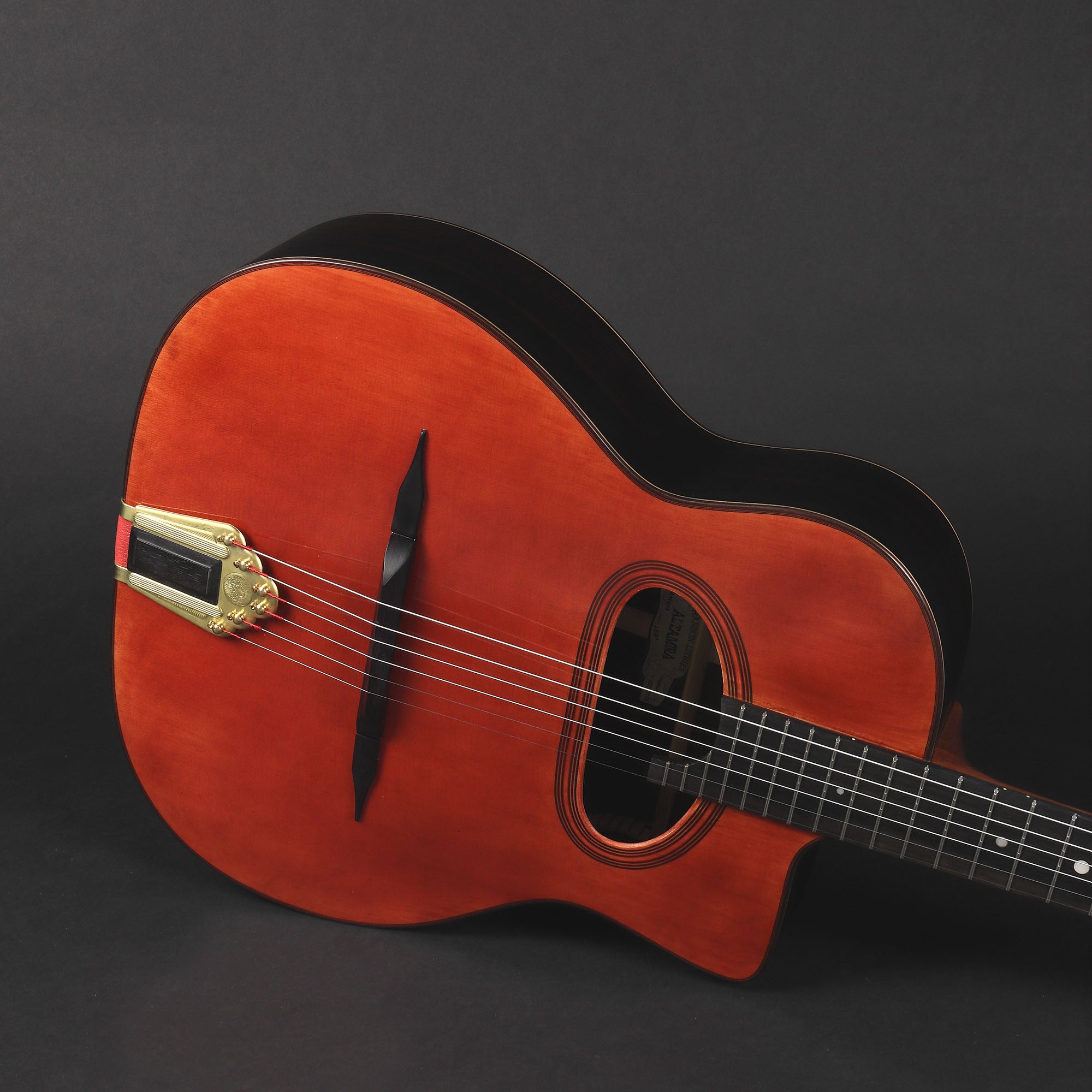 Altamira M30D Antique Finish D-Hole Gypsy Jazz Guitar w/Case – Mak's ...