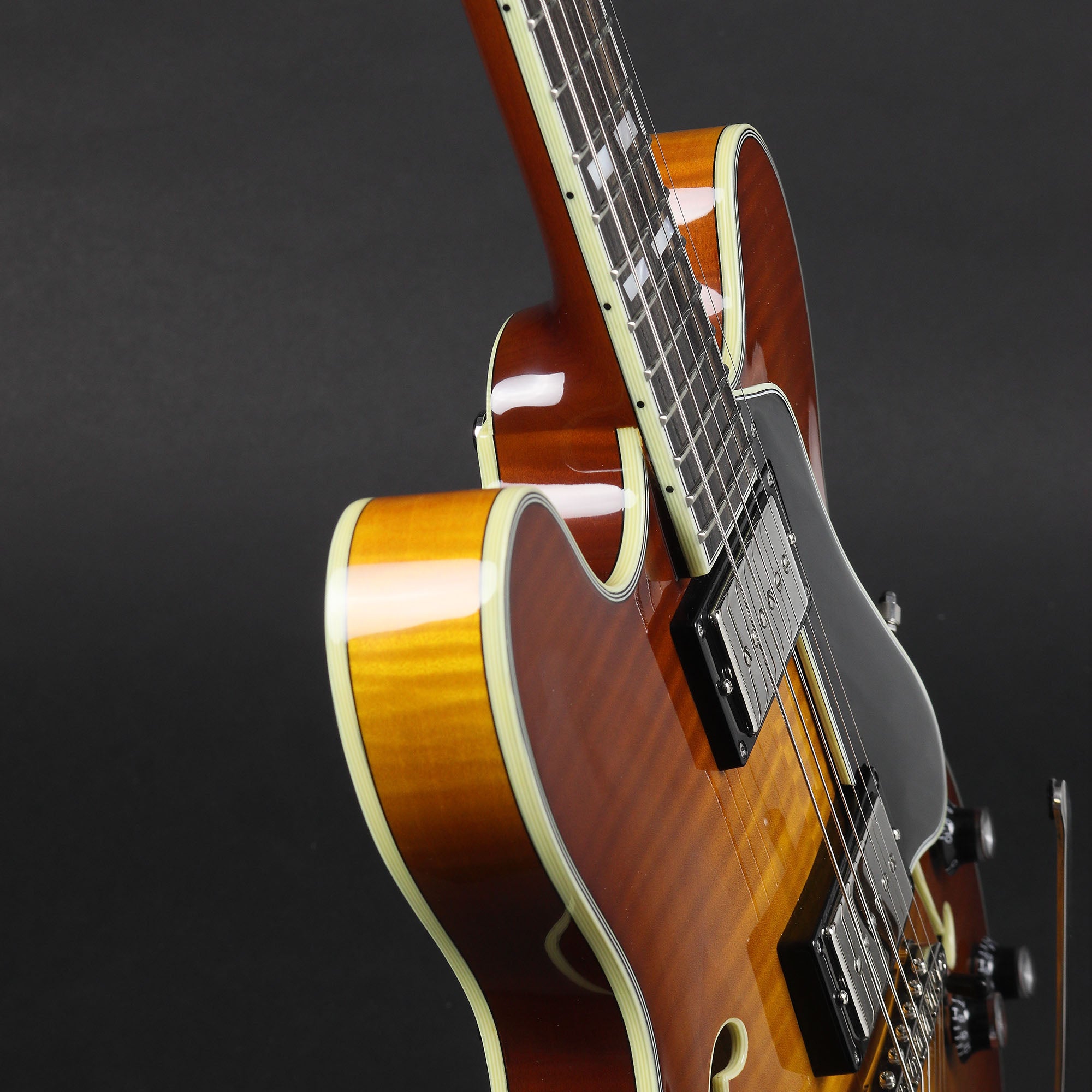 Eastman T486B-GB Thinline w/Bigsby - Goldburst #0685 – Mak's Guitars