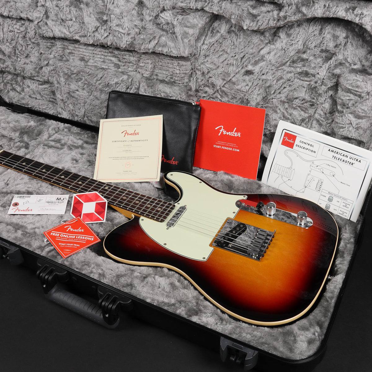 2019 Fender American Ultra Telecaster in Ultraburst (Pre-owned) – Mak's ...
